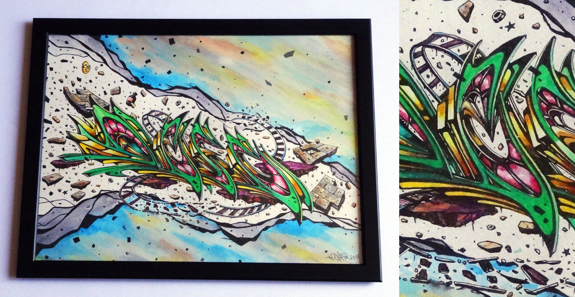 Watercolorz | Deft - Artiste Graffiti