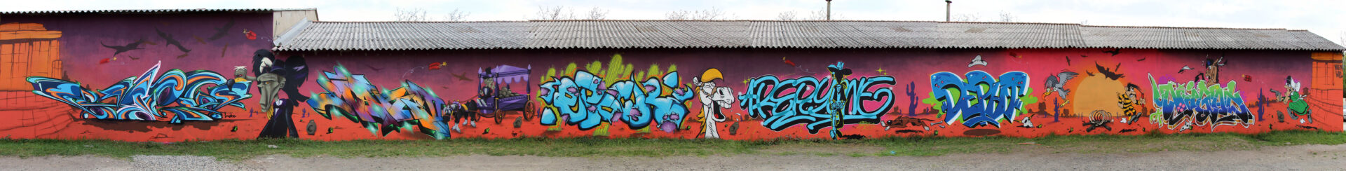 Lucky Luke | Fresques | Deft One | Artiste Graffiti & Street Art